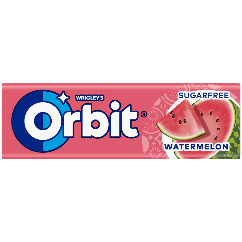Chicle sin azúcar y sabor a sandía | chiclesorbit